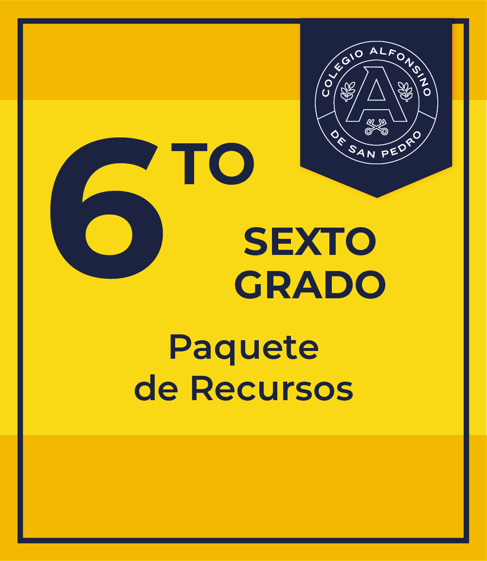 Colegio Alfonsino De San Pedro: Paquete de Recursos 6to Grado— Edumart ...