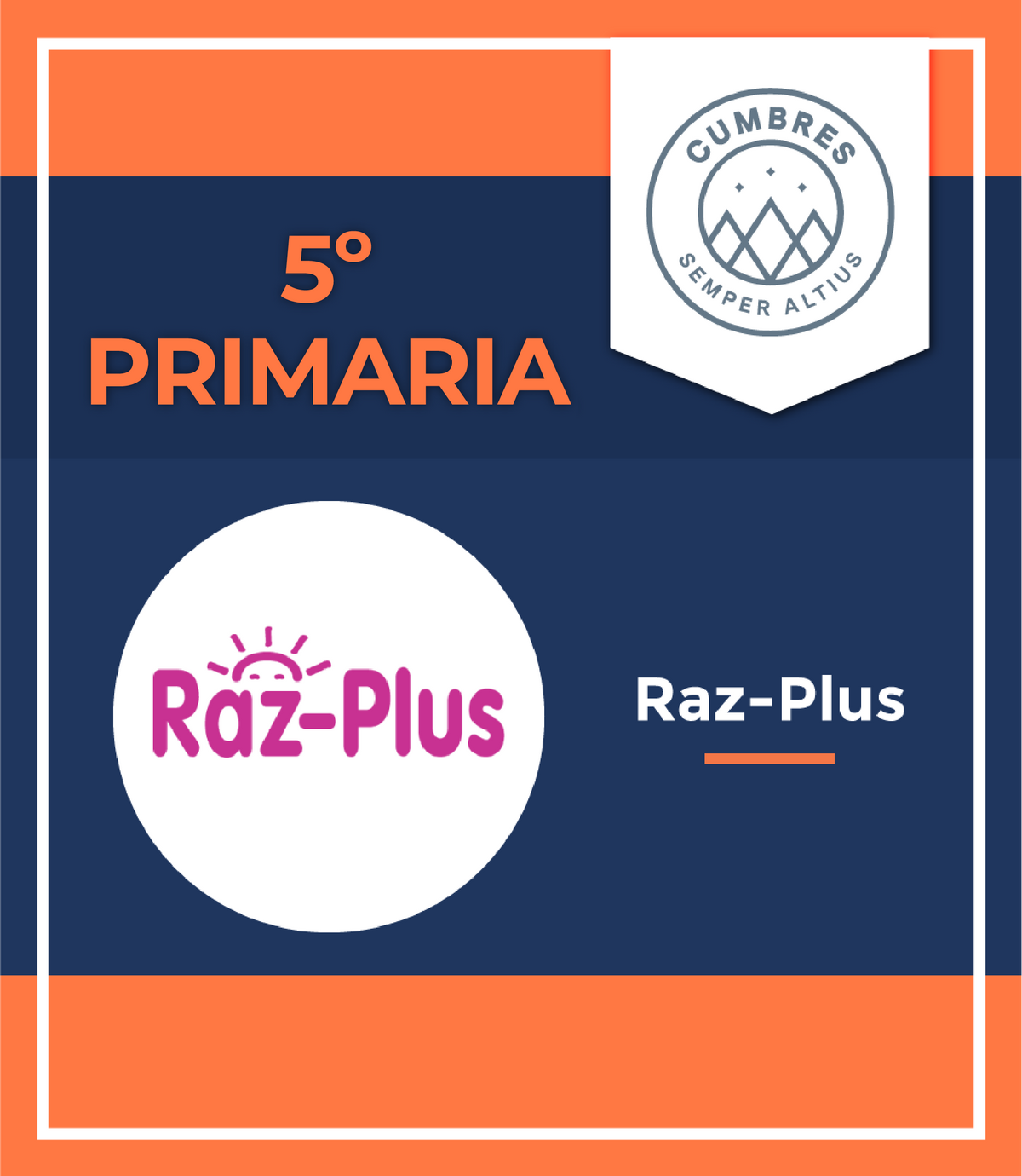 Cumbres Querétaro: Plataforma RAZPLUS 5to Primaria— Edumart-Mercadro